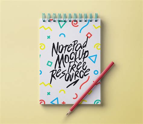 Psd Notepad Mockup Vol2 Pixeden Club