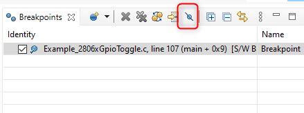 CCS TMS F D Unable To Set Breakpoint In CCS V Code Composer Studio Forum Code