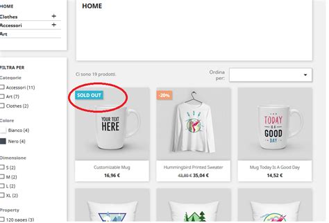 How To Insert Flag Sold Out On Products · Issue 13096 · Prestashopprestashop · Github