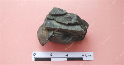 Premium Photo Black Clay Scally Clay Sedimentary Rock