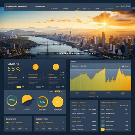 Premium Photo Web Dashboard Market Sentiment Dashboard With Sentiment Indicators And Mar