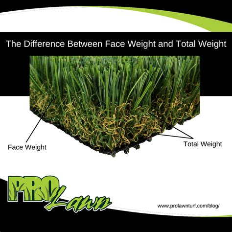 The Difference Between Face Weight And Total Weight Prolawn Turf