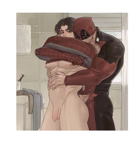 Rule 34 Deadpool Gay Lkikai Male Malemale Male Only Marvel Marvel