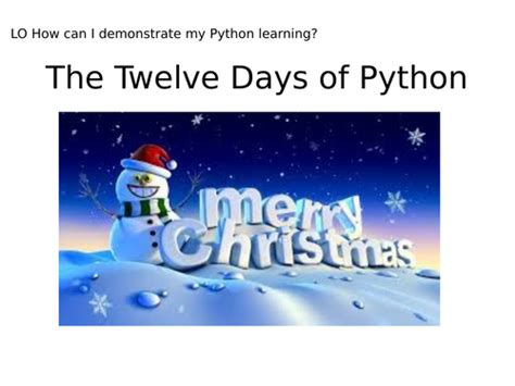 12 Christmas Python Scripts 2 3 Hours Work Coding Teaching Resources