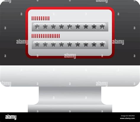 Screen Computer Password Login Access Stock Vector Image And Art Alamy
