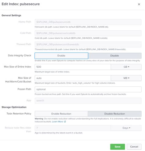 Configuring Splunk