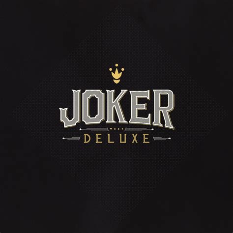 Joker Deluxe Logo Design Custom Typography
