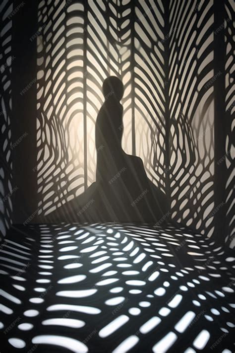 Premium Ai Image An Interplay Of Light And Shadow Forming Abstract Patterns
