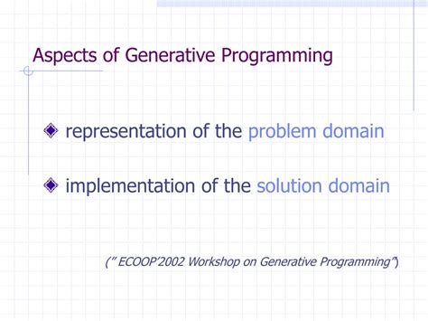 Ppt Advancements In Generative Programming And Middleware Integration Powerpoint Presentation