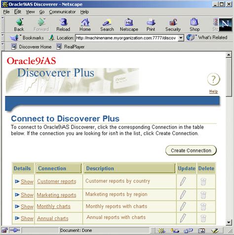 Running Oracle9iAS Discoverer