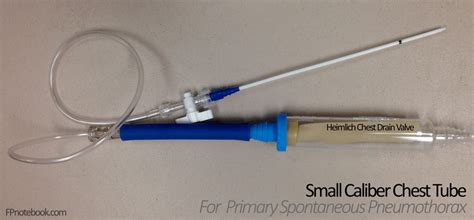 Small Caliber Chest Tube