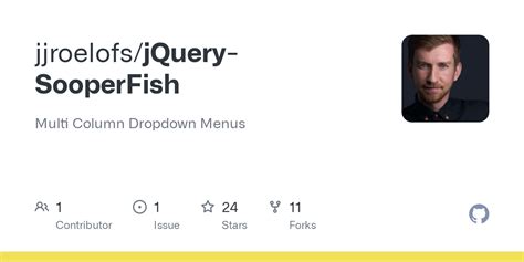 GitHub Jjroelofs JQuery SooperFish Multi Column Dropdown Menus