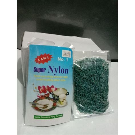 Jual Benang Cuci Piring Nilon No 1 Sabut Cuci Piring Bahan Super Nilon No 1 Shopee Indonesia