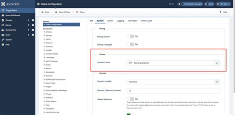How To Enable Caching In Joomla InMotion Hosting