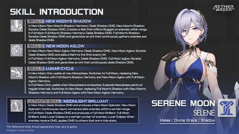 Serene Moon Selene Aether Gazer Character Modifier Aether Gazer Wiki