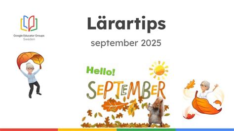 Geg Sweden Lärartips September 2025 Anna Lena Slott Persson