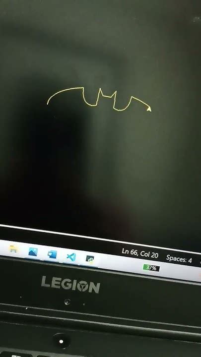 Create Batman Logo Using Python Turtle Animation💫python Design Technology Coding Animation