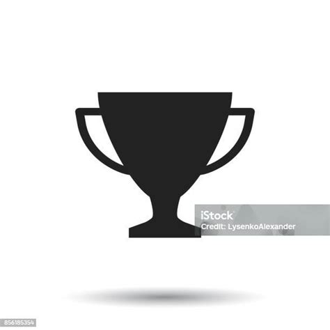 트로피 컵 평면 벡터 아이콘입니다 간단한 상자 기호입니다 격리 된 배경에 검은 그림 1에 대한 스톡 벡터 아트 및 기타 이미지 1 Championship 경기 스포츠