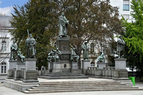 Martin Luther Monument In Worms Germany Editorial Stock Photo Image
