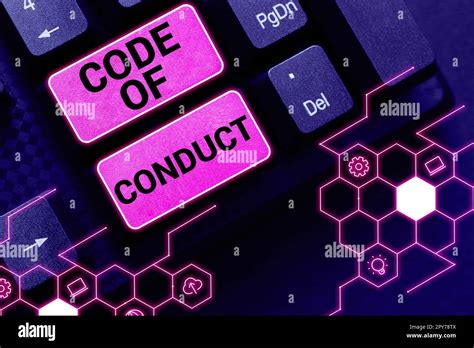 Conceptual Caption Code Of Conduct Internet Concept Ethics Rules Moral Codes Ethical Principles