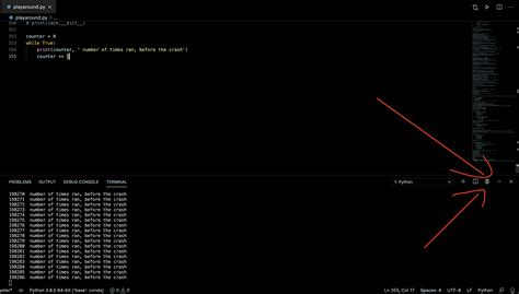 While Loop Crashes VS Code Issue Microsoft Vscode GitHub