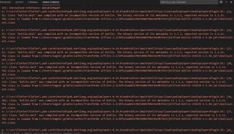 Kotlin Incompatible · Issue 913 · Bluefireteamaudioplayers · Github