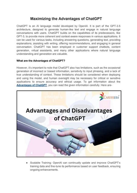 Maximum Advantages Of Chatgpt Pdf