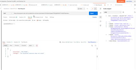 Error Using Postman Calling Bulk API To Upload File Salesforce Stack Exchange