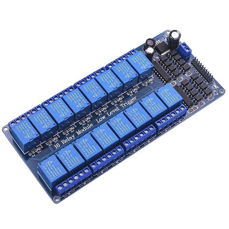 Релейный модуль 16 каналов 12v с опторазвязкой 10А srd 12vdc sl c