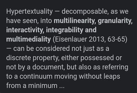 What Are The Characteristics Of Hypertextuality Brainly Ph