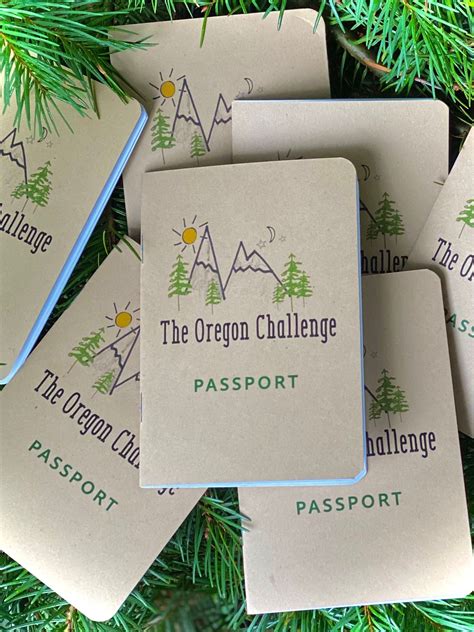 The Oregon Challenge Passport Etsy