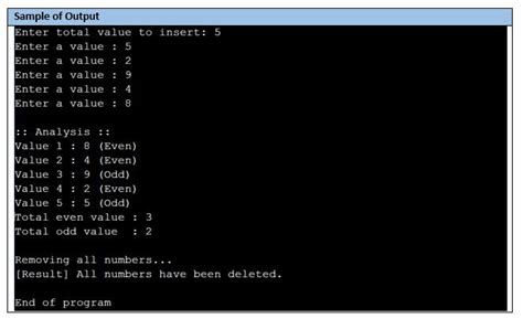 Solved C Data Structures Referring To Sample Of Program