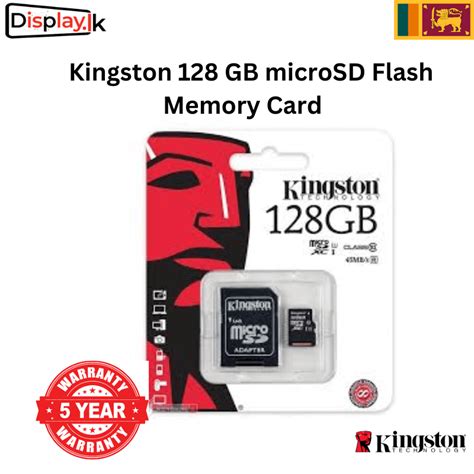 Kingston 128 Gb Microsd Flash Memory Card Displaylk