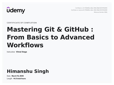 Certification Git Github Versioncontrol Learningjourney