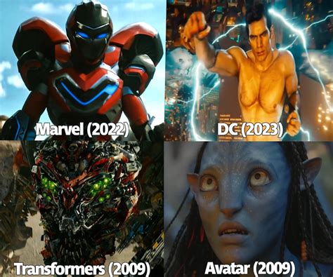 An Old Meme When Dceus Cgi Visuals Where Being Made Fun Off Avatar