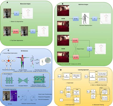 Overview Of The Different Levels Of 3d Markerless Human Pose Download Scientific Diagram