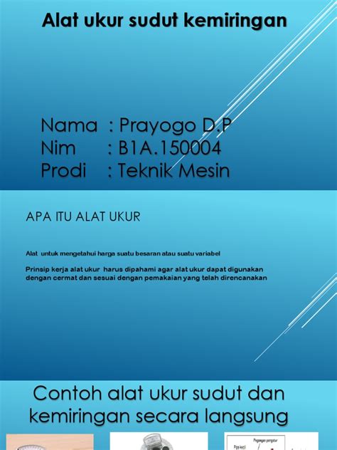 Alat Ukur Kemiringan Pdf