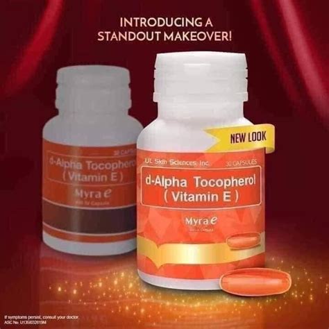 Myra®️e D Alpha Tocopherol Vitamin E 400 Iu Capsule La Belleza Au Skin And Wellness