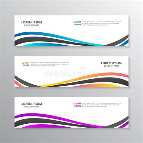 Business Banner Template Layout Background Design Corporate Geometric Web Header Or Footer In