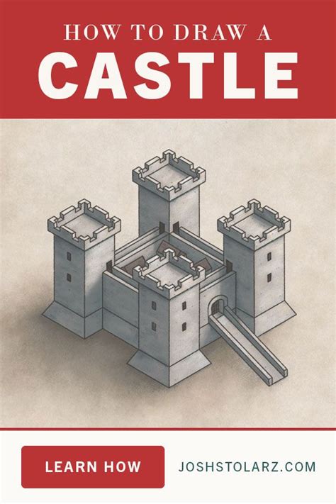 How To Draw An Isometric Castle Artofit