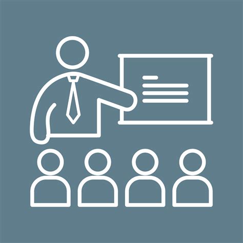 Lecture Line Color Background Icon 16721508 Vector Art At Vecteezy