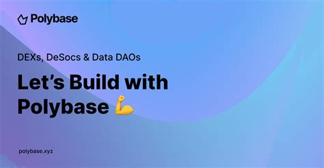 build efficiently on polybase polybase — web3 database