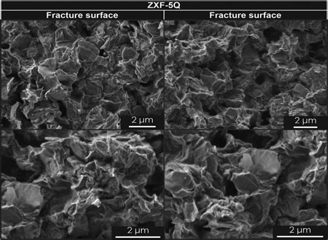 Sem Micrographs Fractured Surfaces Of Zxf 5q Graphite Download