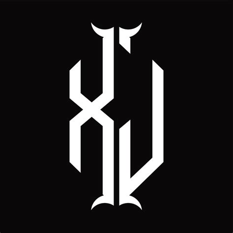 Xj Logo Monogram With Horn Shape Design Template 16576005 Vector Art At Vecteezy