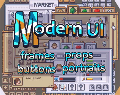 Modern User Interface RPG Asset Pack X By LimeZu