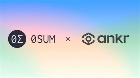 0sum Partners Ankr With To Help Rollups Deploy Dexs By Leon Do