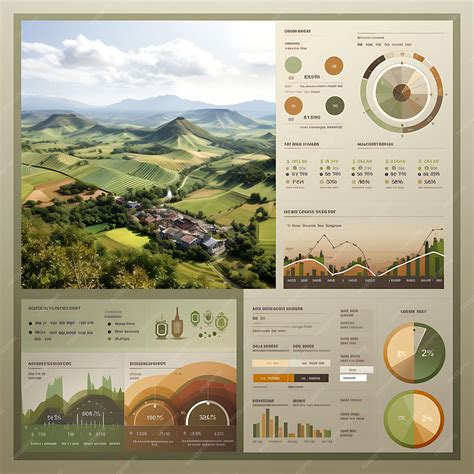 Premium Photo Web Dashboard Agriculture Crop Monitoring Dashboard Map