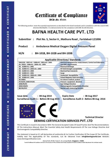 Ce Mark For All Directives By Eu Notified Bodies At ₹ 85000certificate