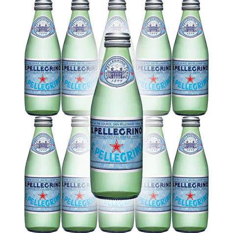 S Pellegrino Sparkling Natural Mineral Water 845oz Glass Bottle