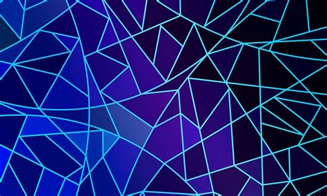 Abstract Irregular Polygon Background With A Triangular Pattern In Full